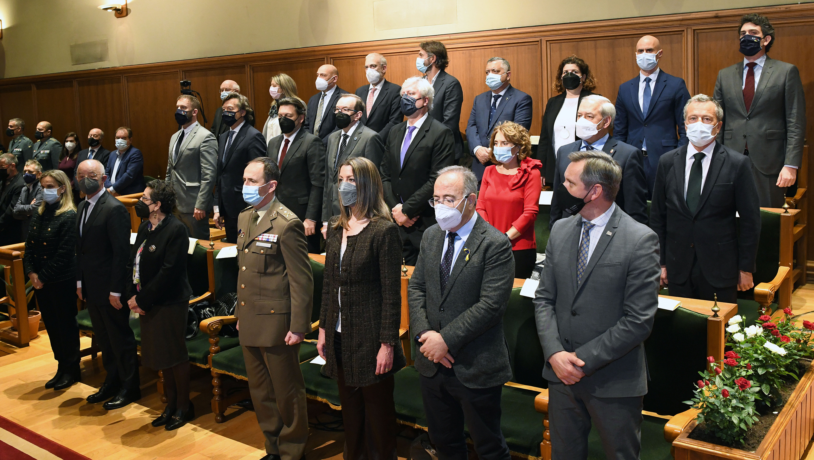 O Presidente felicita a Antonio López no acto de toma de posesión como ...